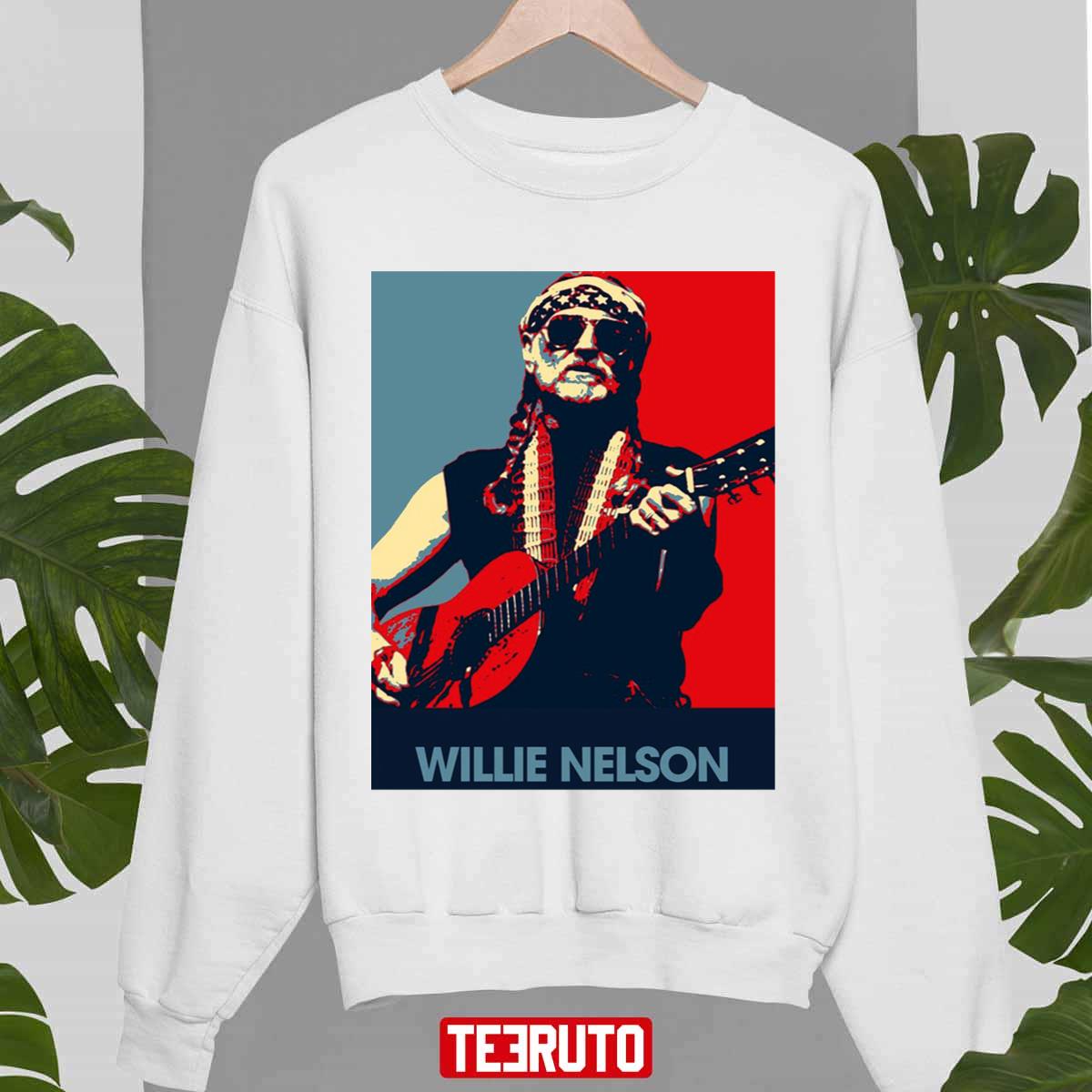 Legend Willie Nelson Hope Art Unisex Sweatshirt - Teeruto