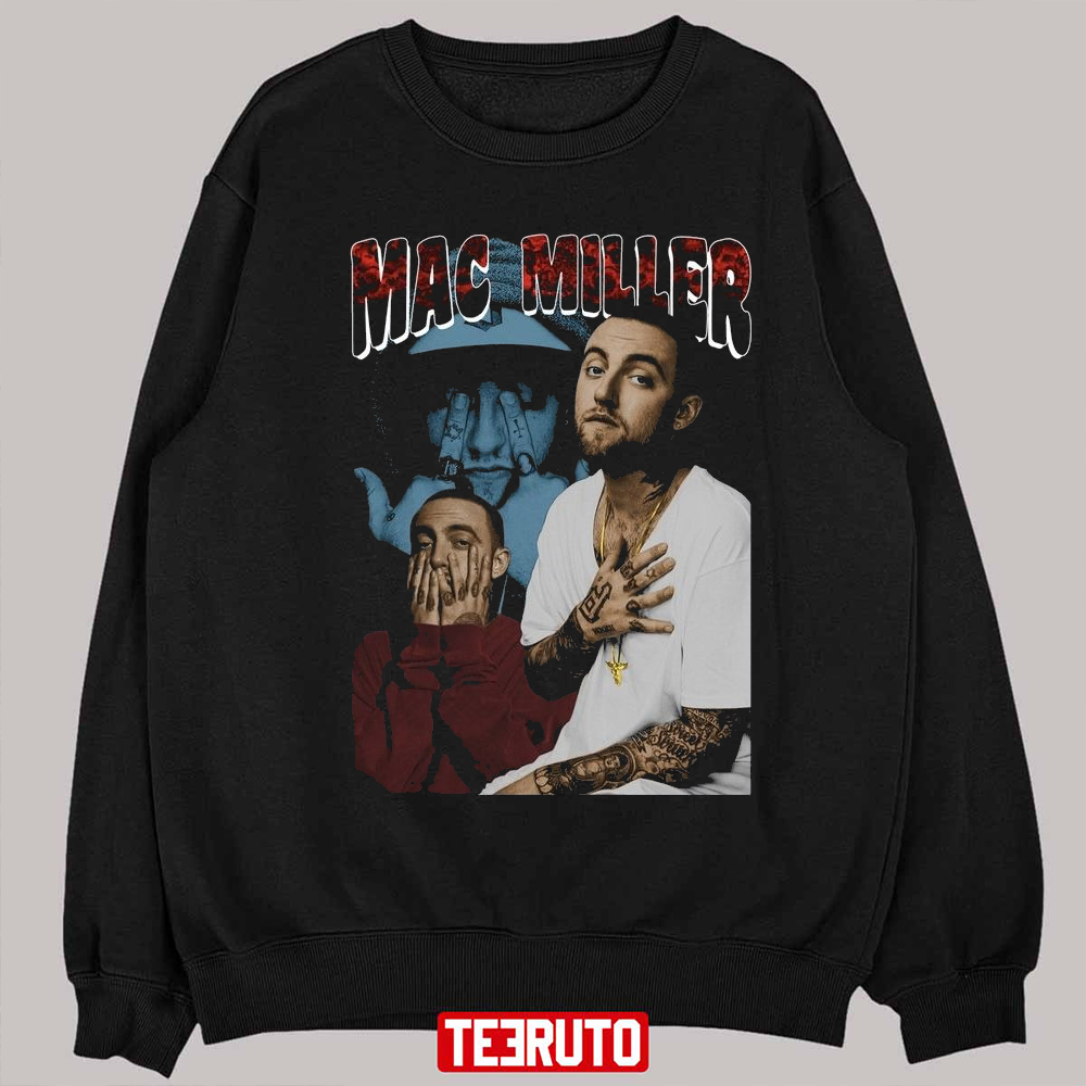 Mac Miller College Design Singer 90s Unisex Sweatshirt - Teeruto