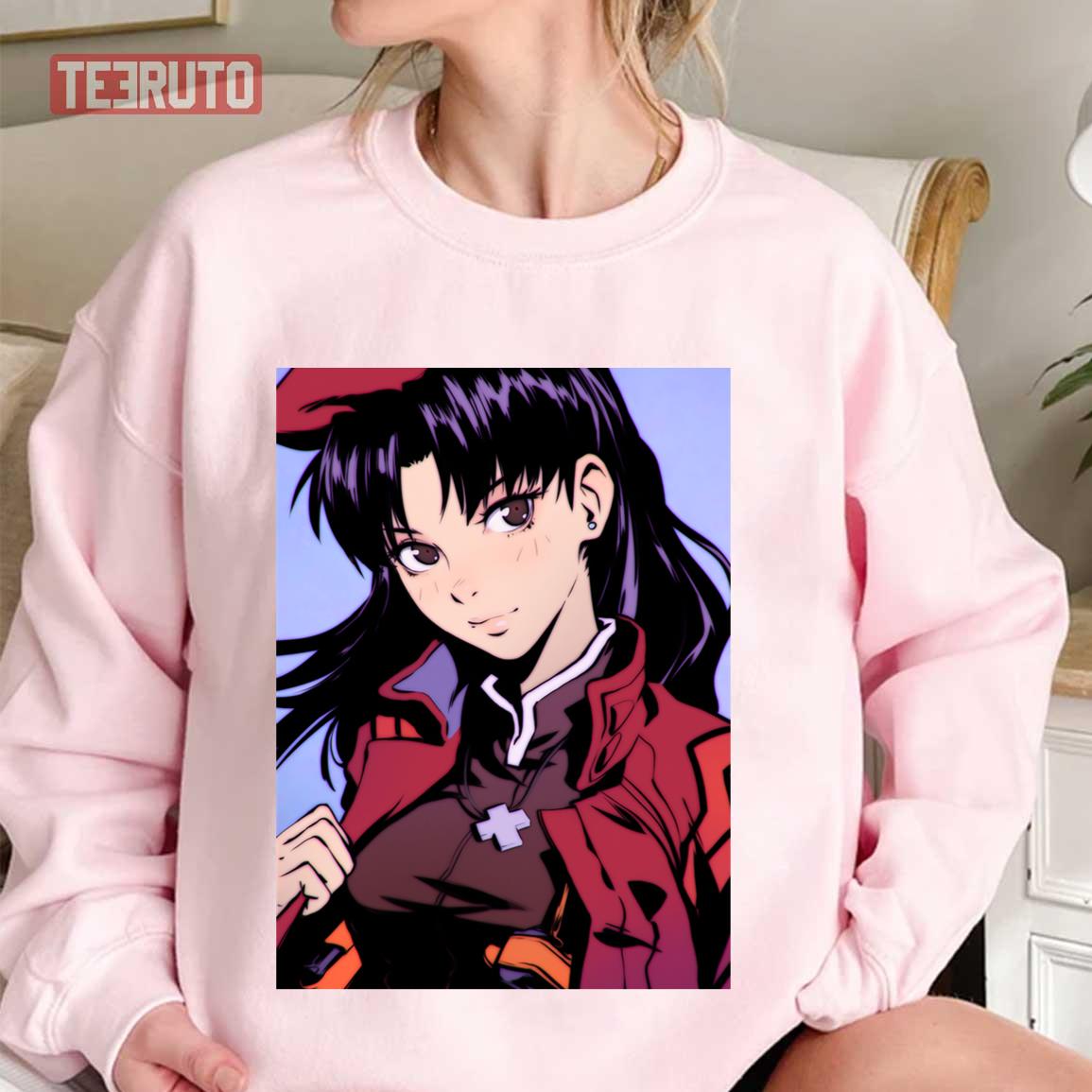 Misato Katsuragi Neon Genesis Evangelion Fanart Anime Waifu Unisex ...