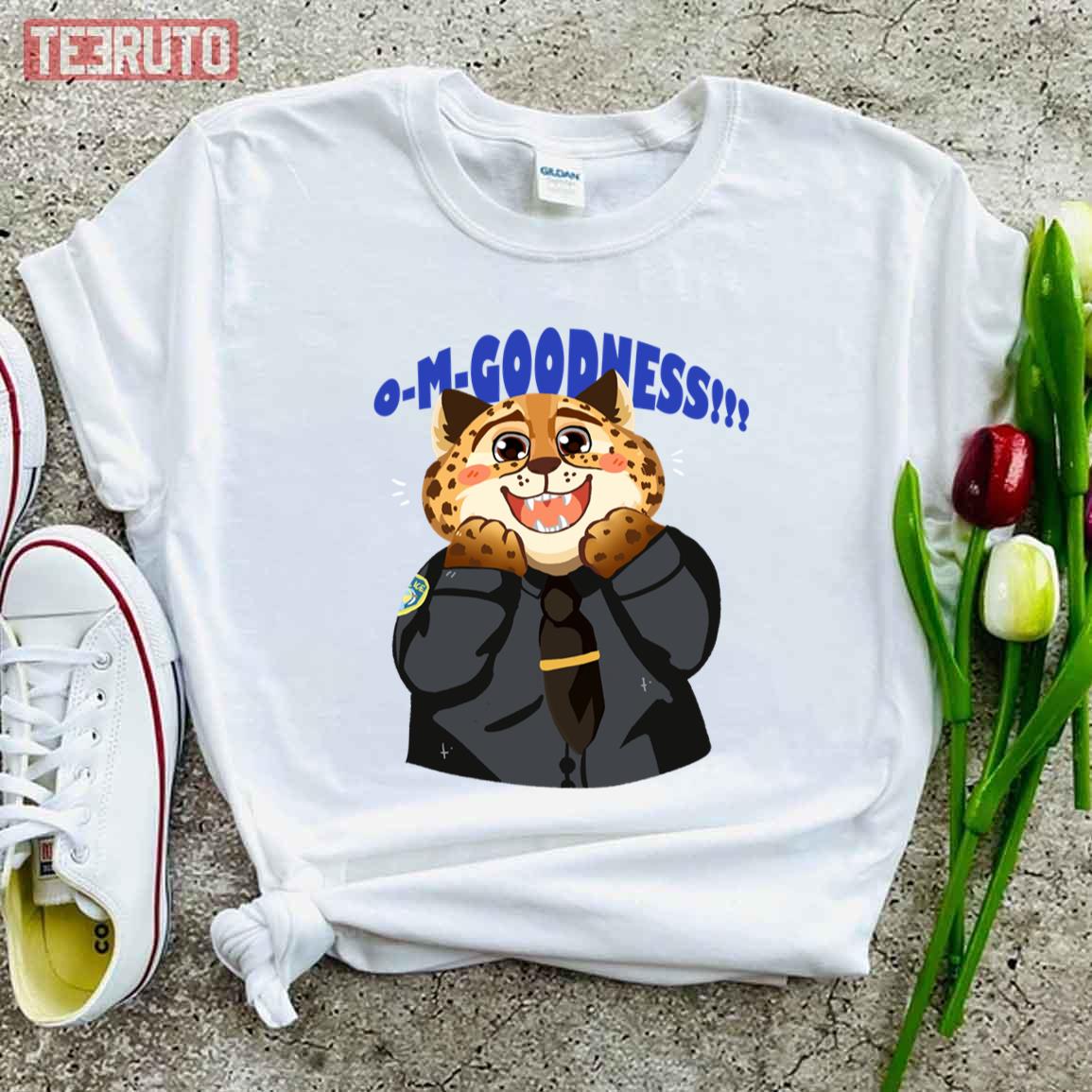 O M Goodness Clawhauser Zootopia Unisex T-Shirt - Teeruto