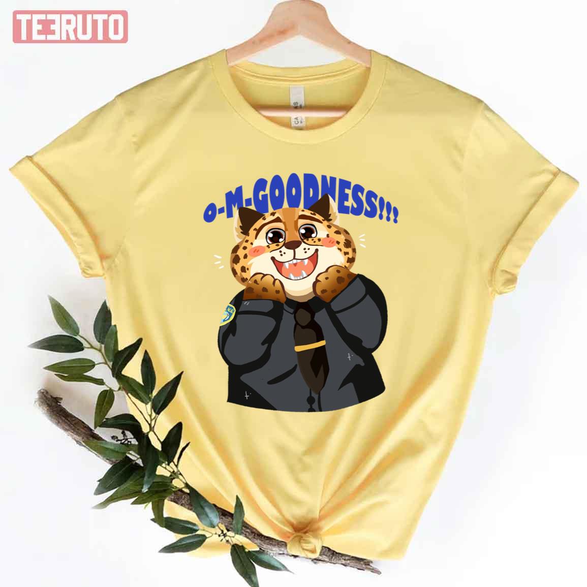 O M Goodness Clawhauser Zootopia Unisex T-Shirt - Teeruto