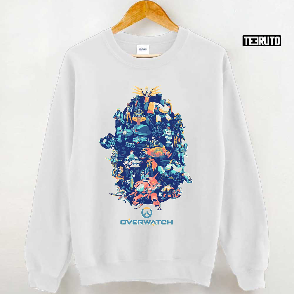 Overwatch Official Premium 5 Color Fanart Unisex Sweatshirt - Teeruto