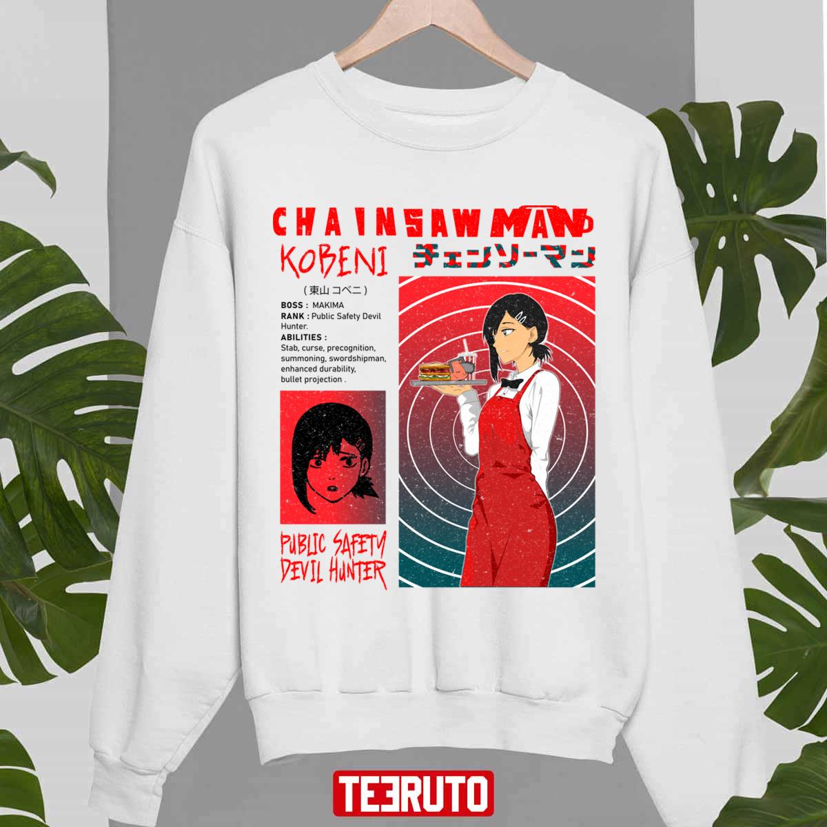 Public Safety Devil Hunter Kobeni Chainsaw Man Unisex Sweatshirt - Teeruto