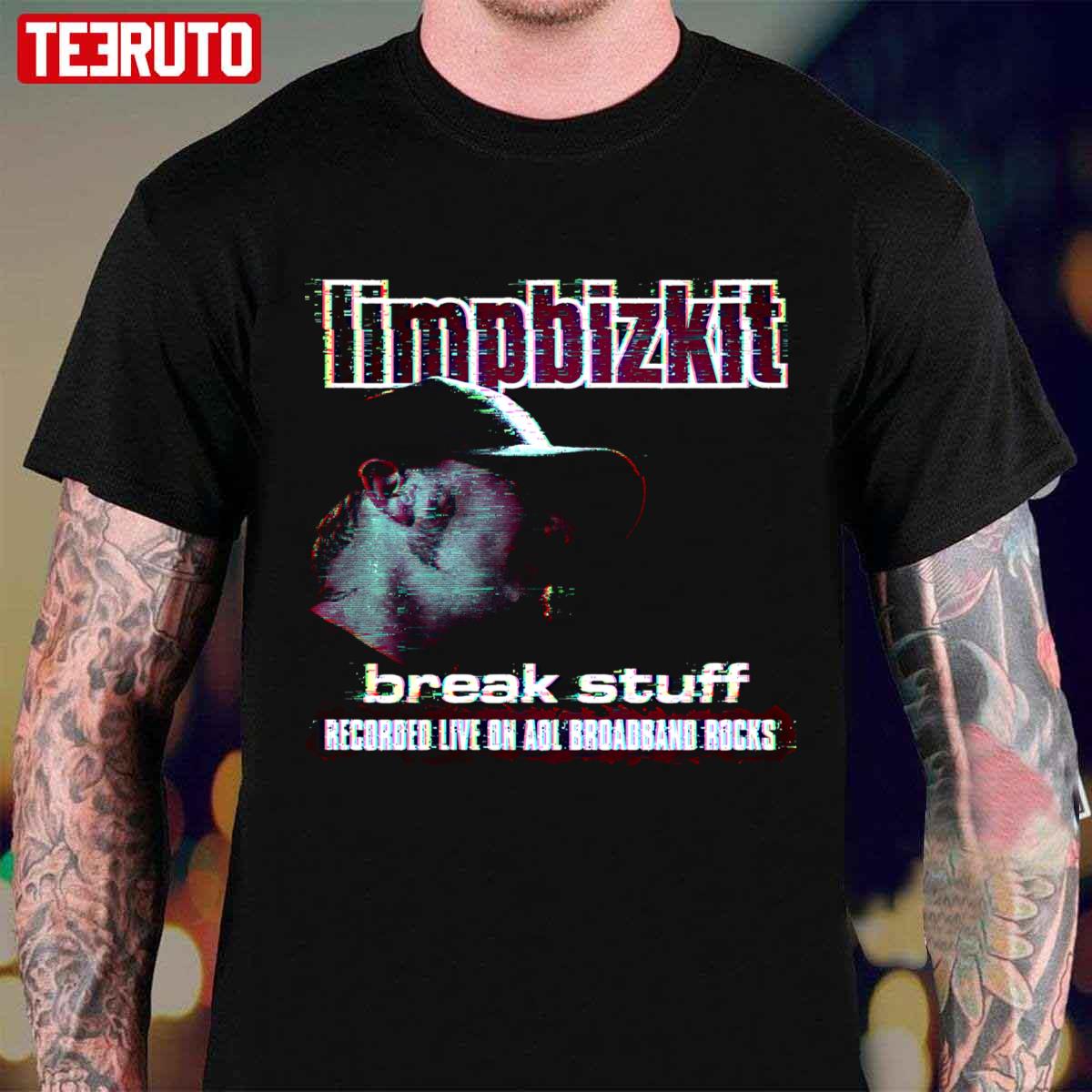 Quick On The Draw Break Stuff Limp Bizkit Unisex T-Shirt - Teeruto