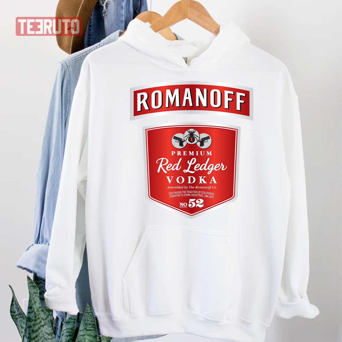 Romanoff Vodka Logo Design Unisex Hoodie - Teeruto