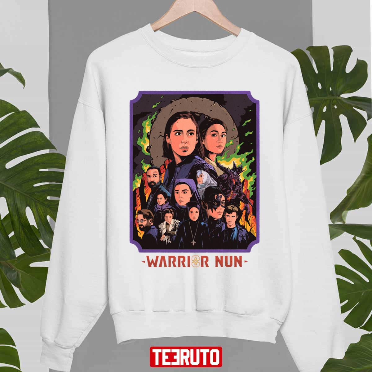 S2 Animated Design Warrior Nun Unisex Sweatshirt - Teeruto