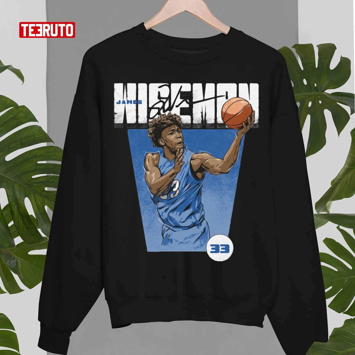 Signature Design James Wiseman Basketball Unisex T-Shirt - Teeruto