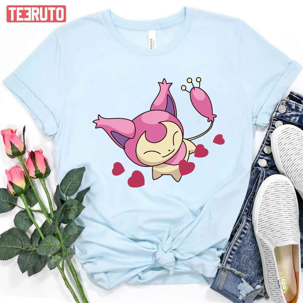 Skitty Eneko A Normal Type Pokémon Unisex T-Shirt - Teeruto