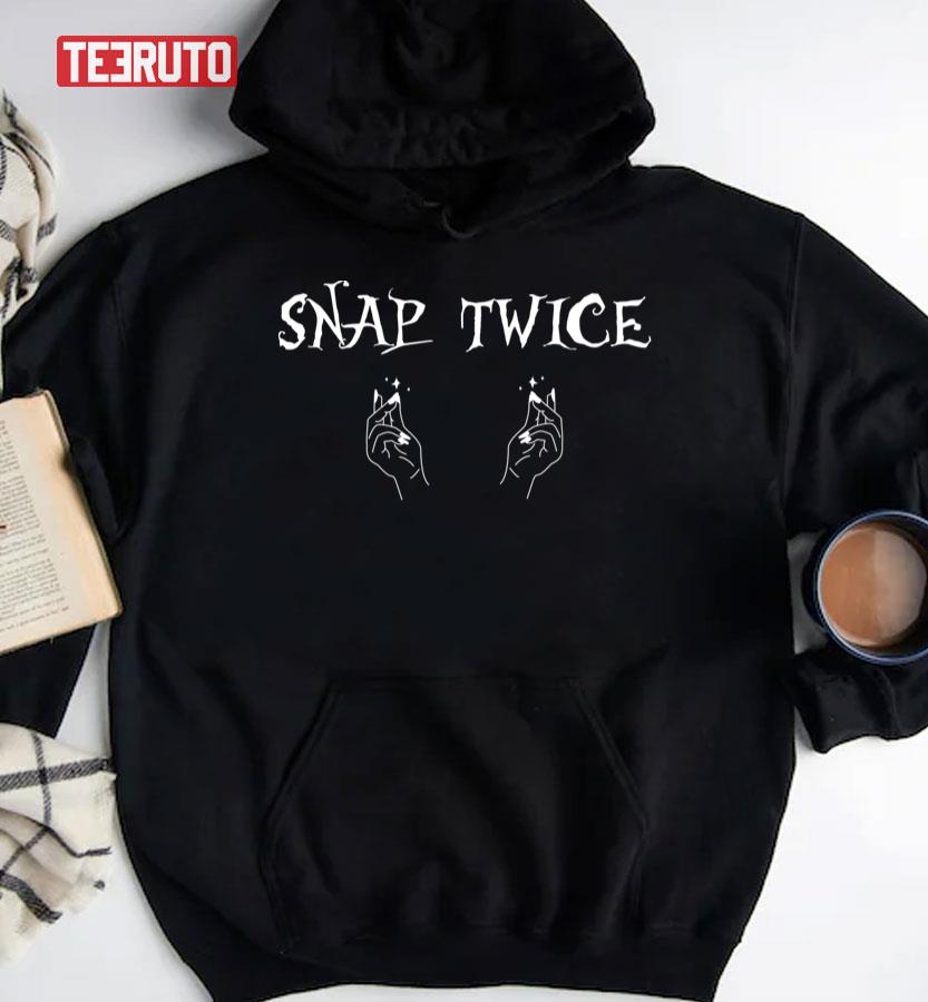 Snap Twice To Enter Nightshade Society Wednesday Unisex T-Shirt - Teeruto