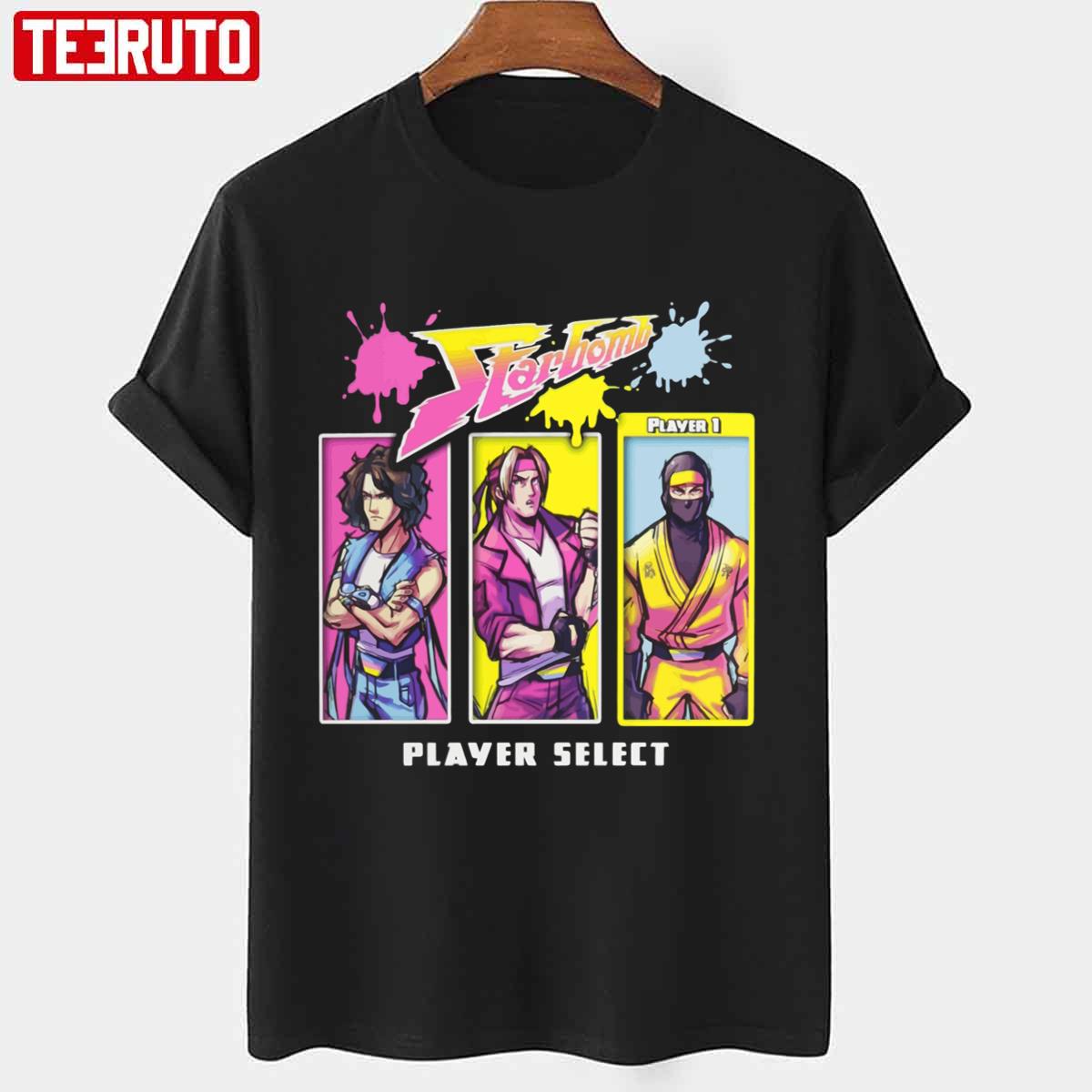 Starbomb Player Select Unisex T-Shirt - Teeruto