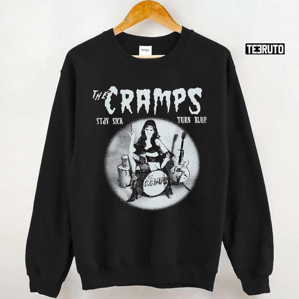 Stay Sick Turn Blue The Cramps Band Unisex T-Shirt - Teeruto