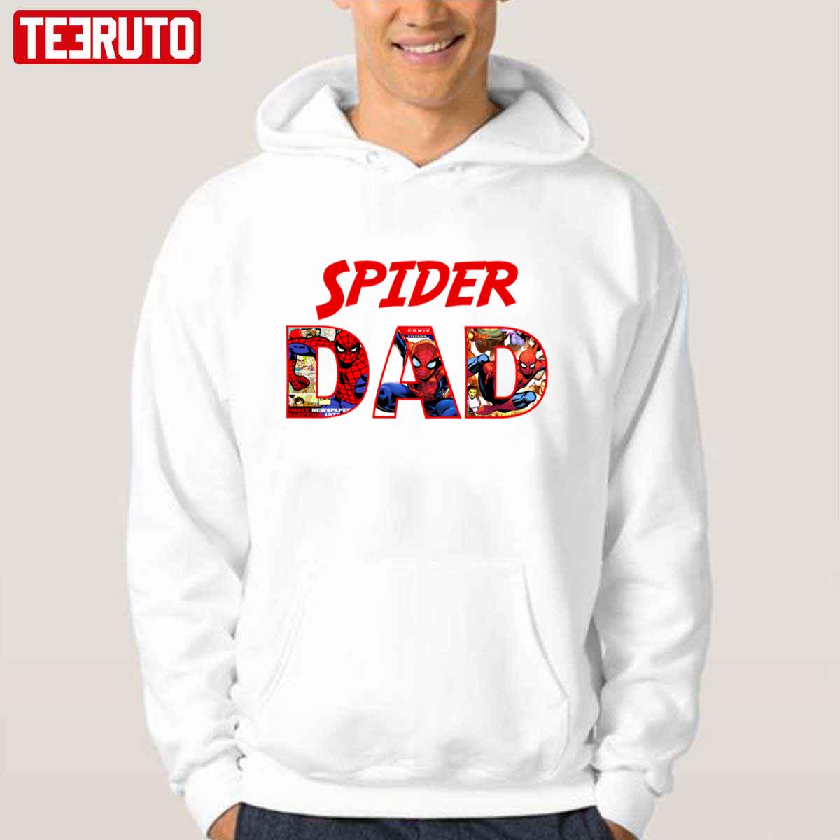 Superhero Spider Dad Unisex Hoodie - Teeruto