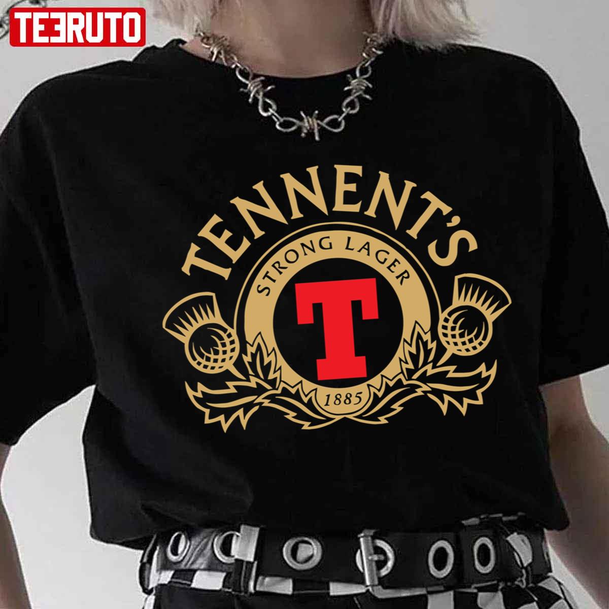 Tennents Gold Strong Lager Unisex T-Shirt - Teeruto