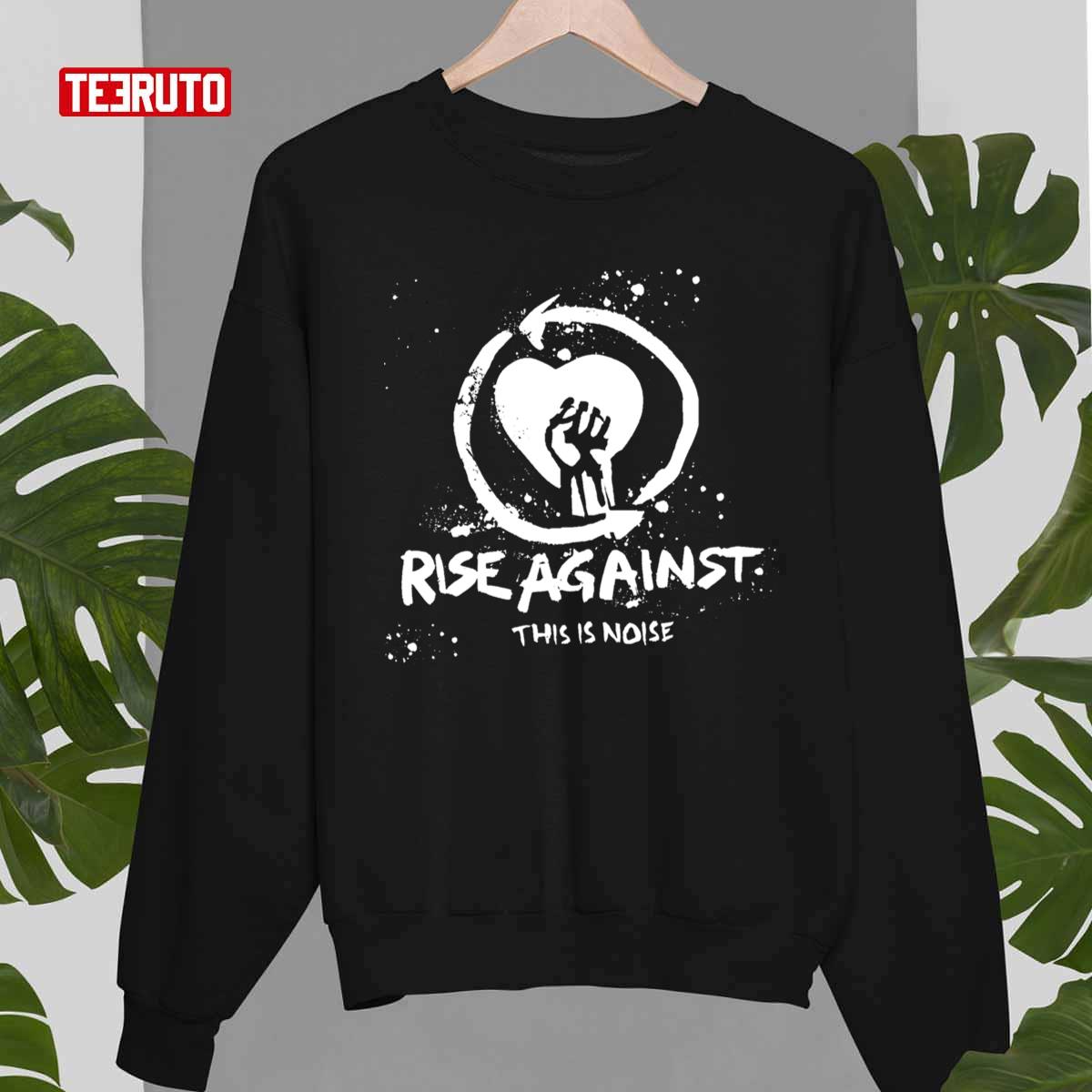 This Is Noise Rise Against Logo Band Music Punk Rock Unisex T-Shirt ...