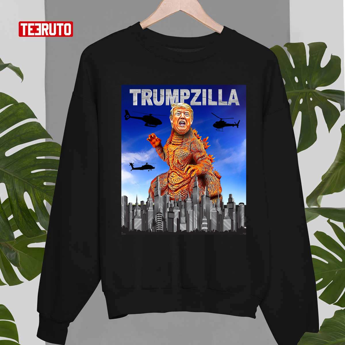 Trumpzilla Parody Godzilla Donald Trump Unisex T-Shirt - Teeruto