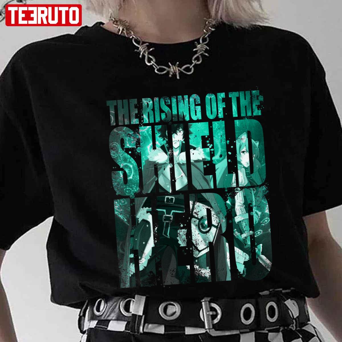 Typographic Design The Rising Of The Shield Hero Unisex T-Shirt - Teeruto