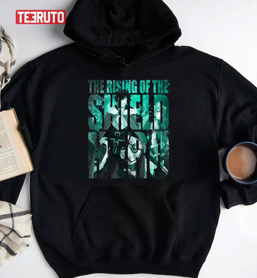 Typographic Design The Rising Of The Shield Hero Unisex T-Shirt - Teeruto