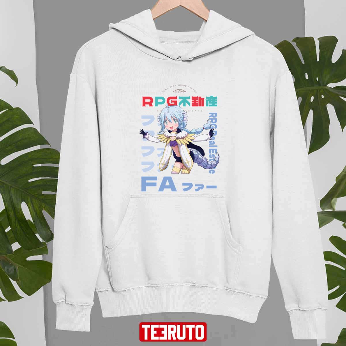 Anime Rpg Real Estate Rpg Fudousan FA Artwork Unisex Sweatshirt - Teeruto