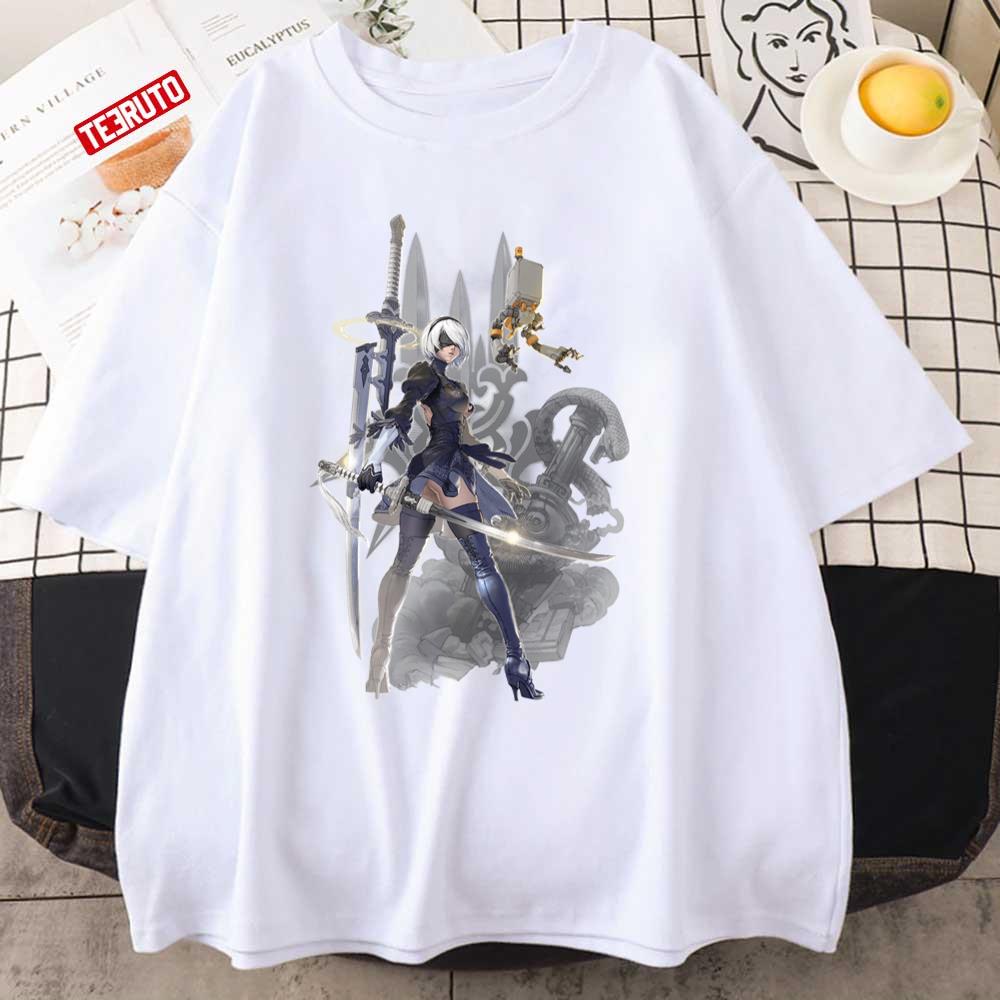 Basic Light Attack 2b Nier Automata Unisex T-Shirt - Teeruto