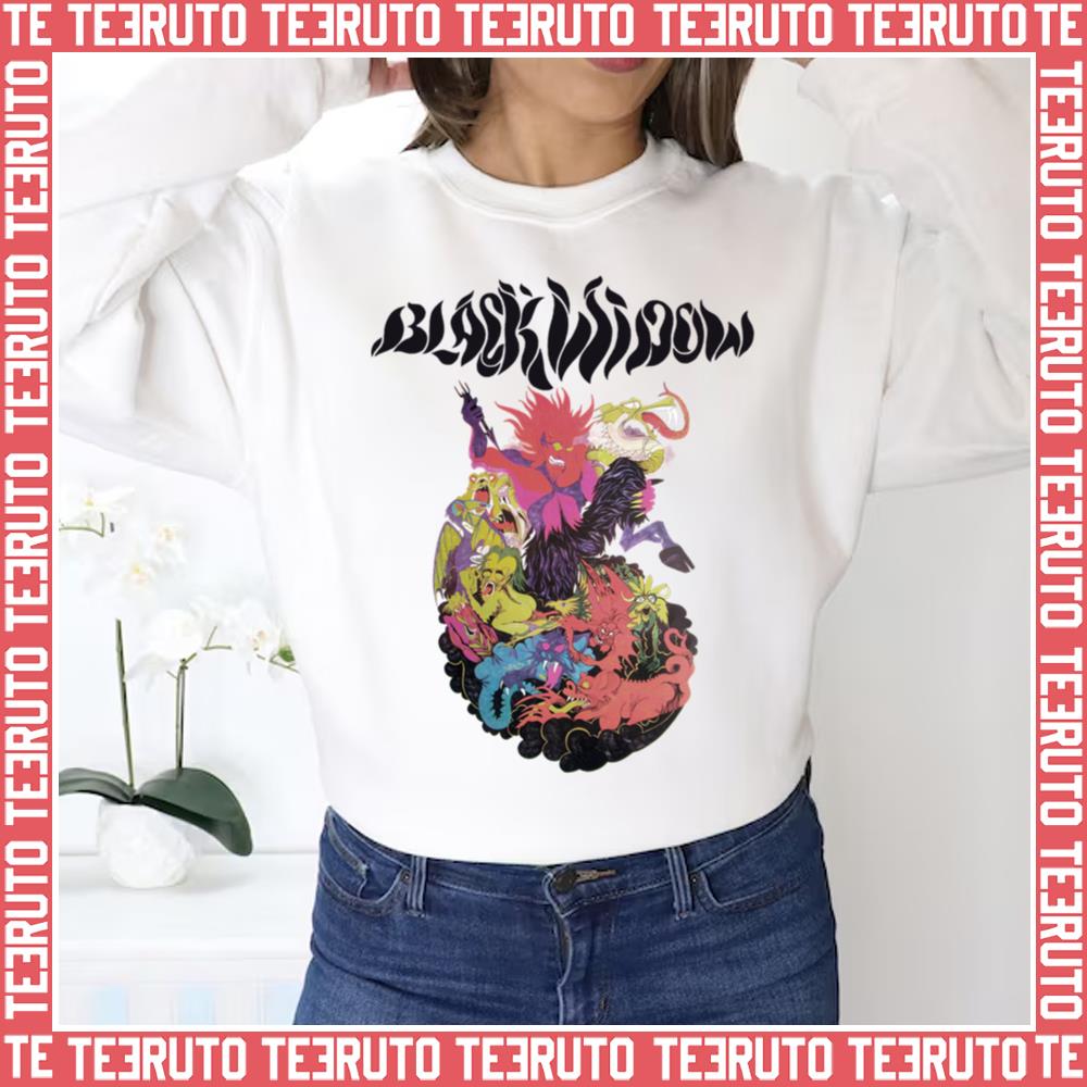 Black Widow Band Limited Edition Unisex Sweatshirt - Teeruto