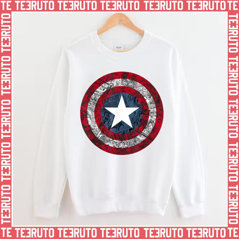 Ca Shield Comic Marvel Unisex Sweatshirt - Teeruto