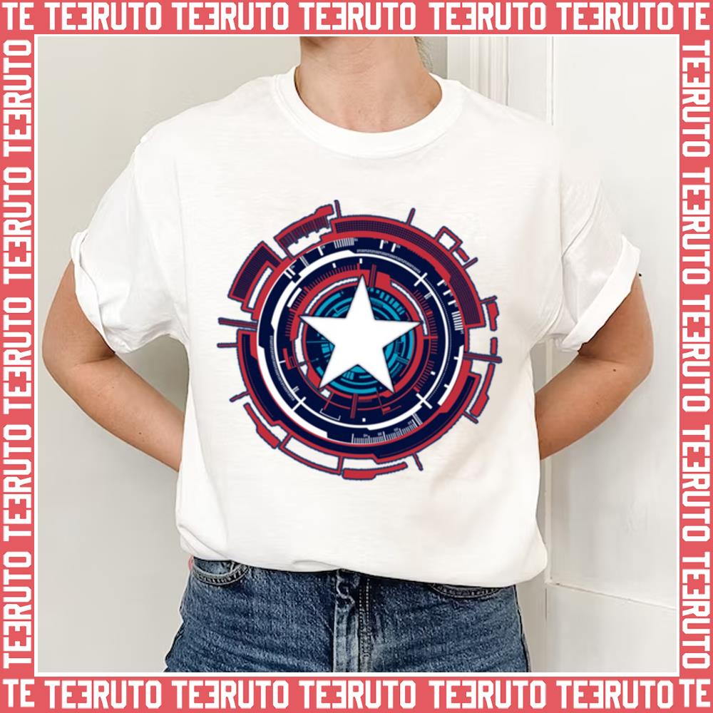 Captain America Hero Futuristic Logo Marvel Unisex Sweatshirt - Teeruto