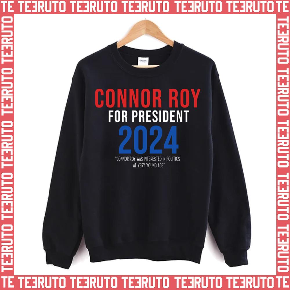 Connor Roy For President Succession Logo Unisex Sweatshirt - Teeruto