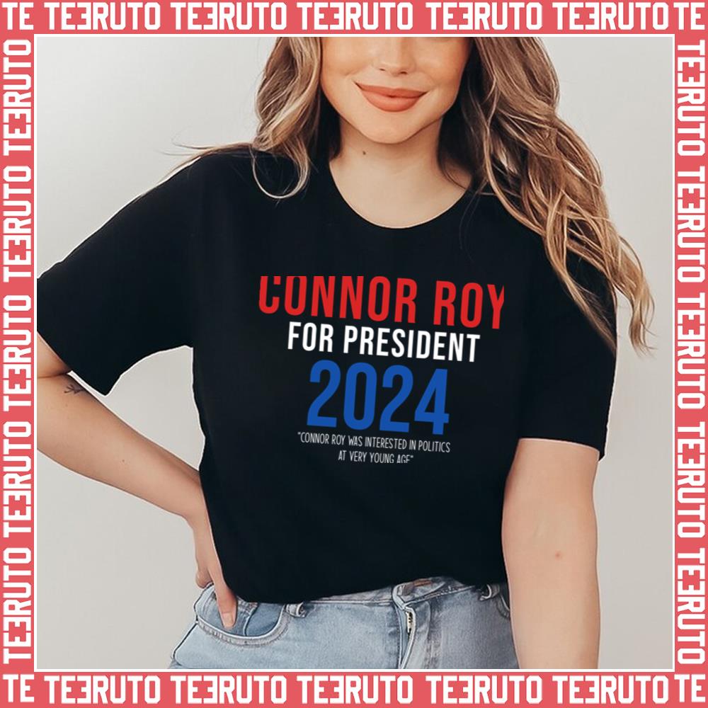 Connor Roy For President Succession Logo Unisex Sweatshirt - Teeruto
