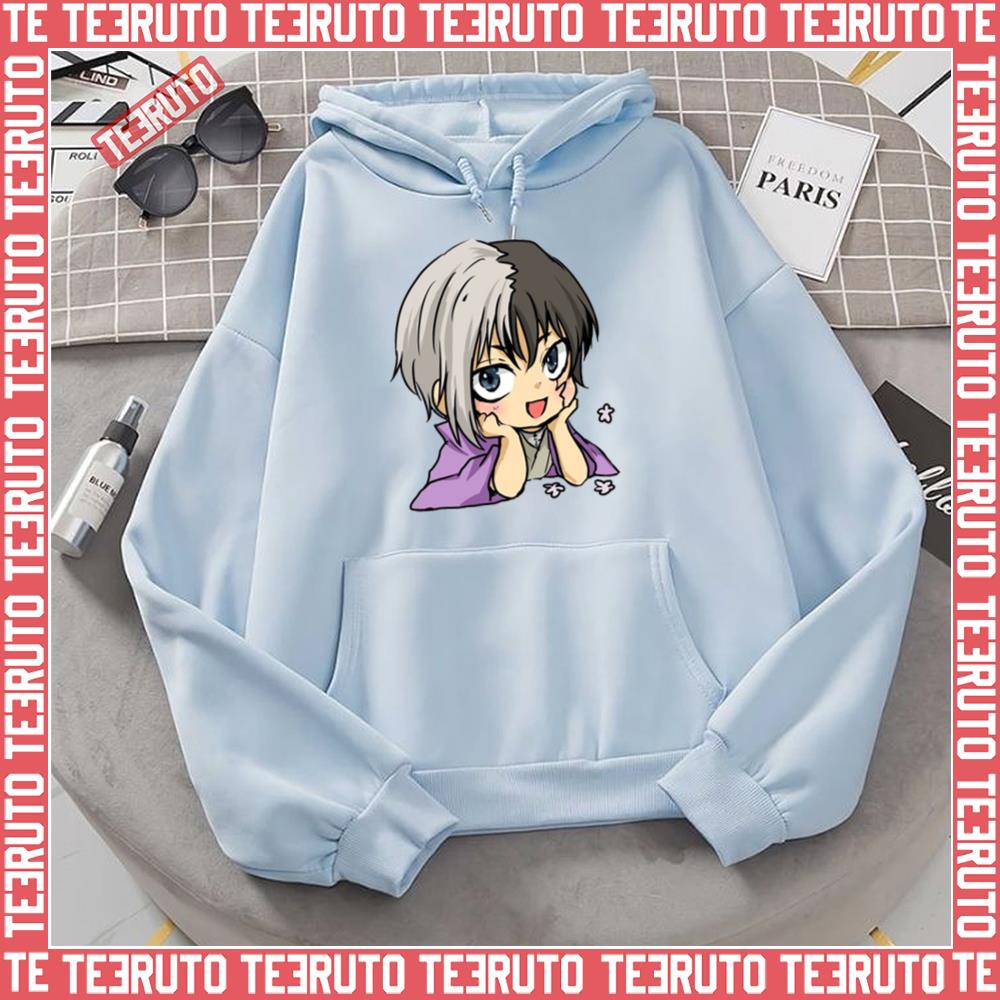 Cute Chibi Dr Stone Gen Asagiri Unisex Hoodie - Teeruto