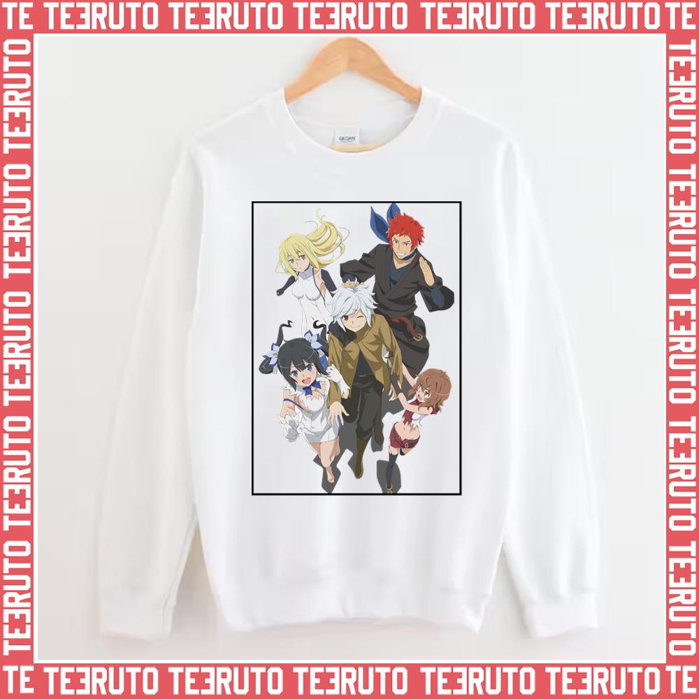 Danmachi Team All Characters Unisex Sweatshirt - Teeruto