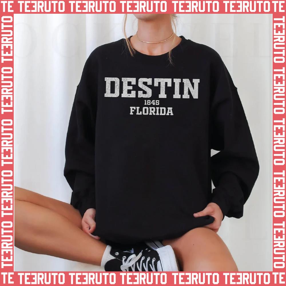 Destin Florida Est 1845 Logo Unisex Sweatshirt - Teeruto