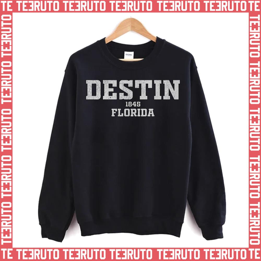 Destin Florida Est 1845 Logo Unisex Sweatshirt - Teeruto