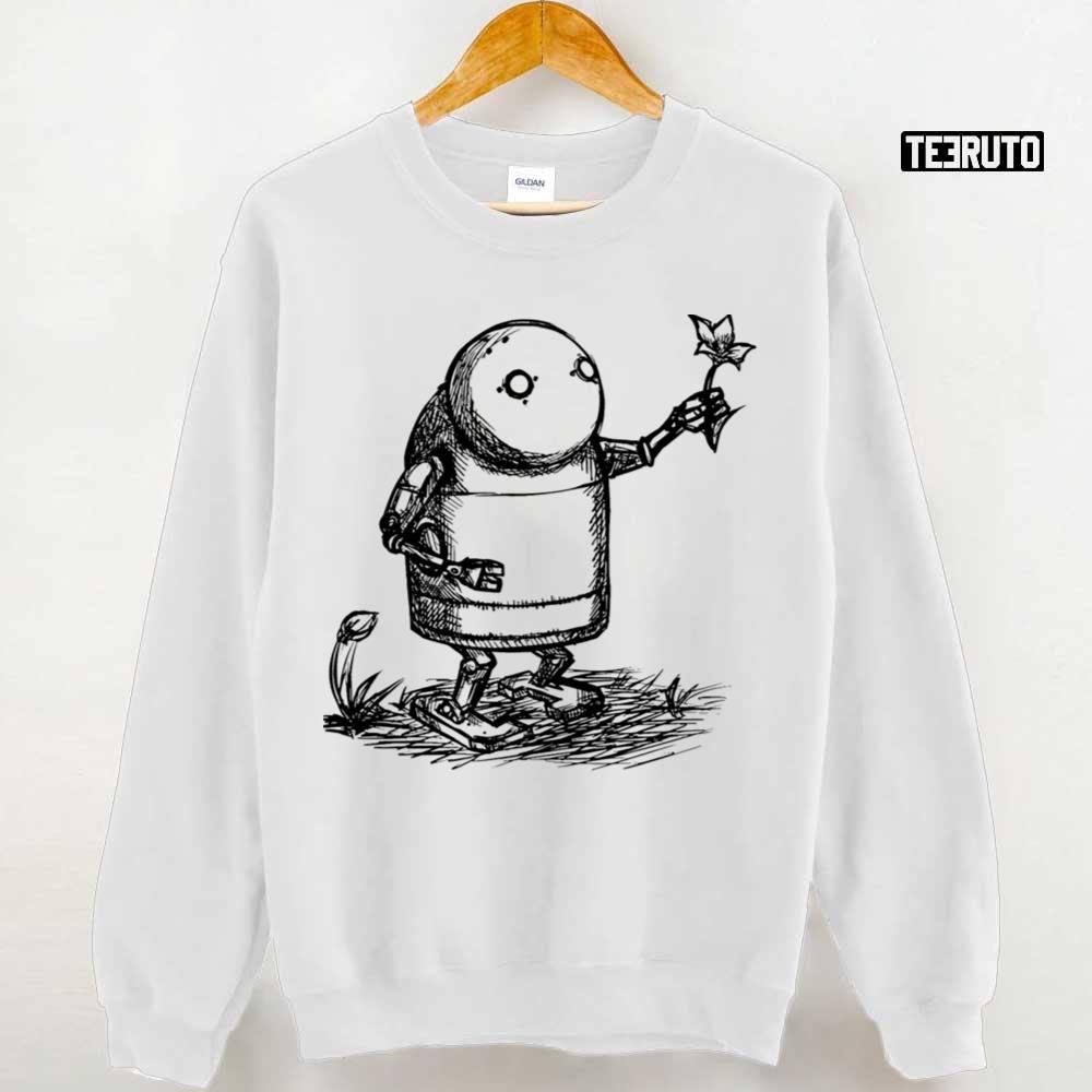 Drawing Nier Automata Cute Art Unisex T-Shirt - Teeruto