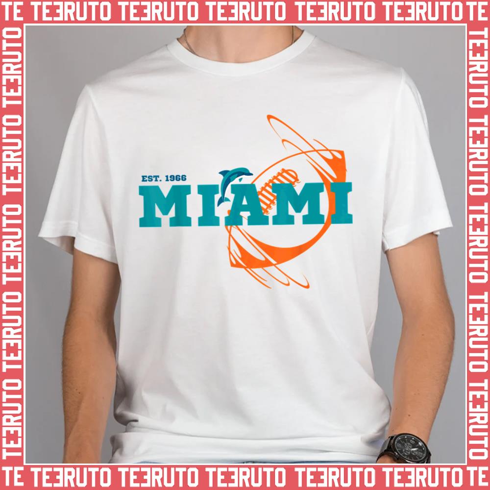 Est 1966 Sports Team Miami Sports Football Unisex Sweatshirt - Teeruto