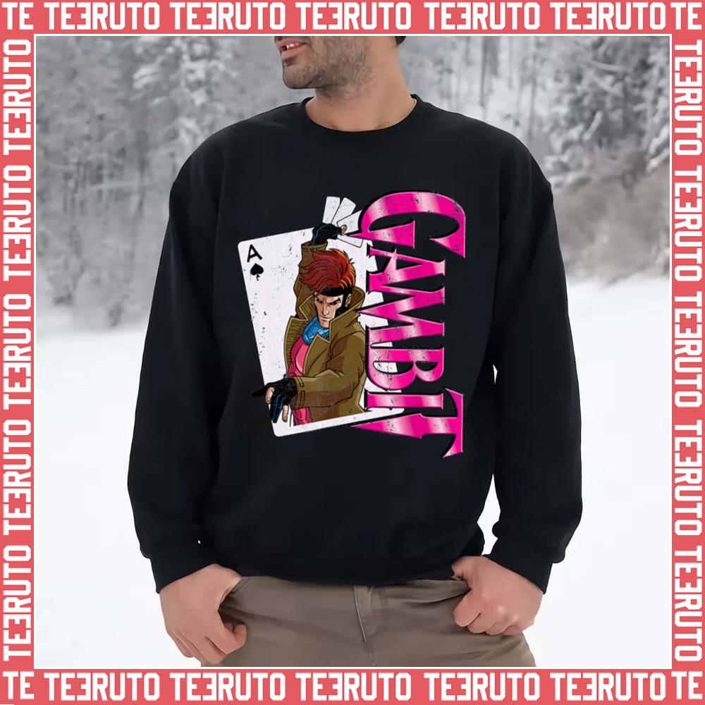 Gambi Card Retro Gambit Master Marvel Unisex Sweatshirt - Teeruto
