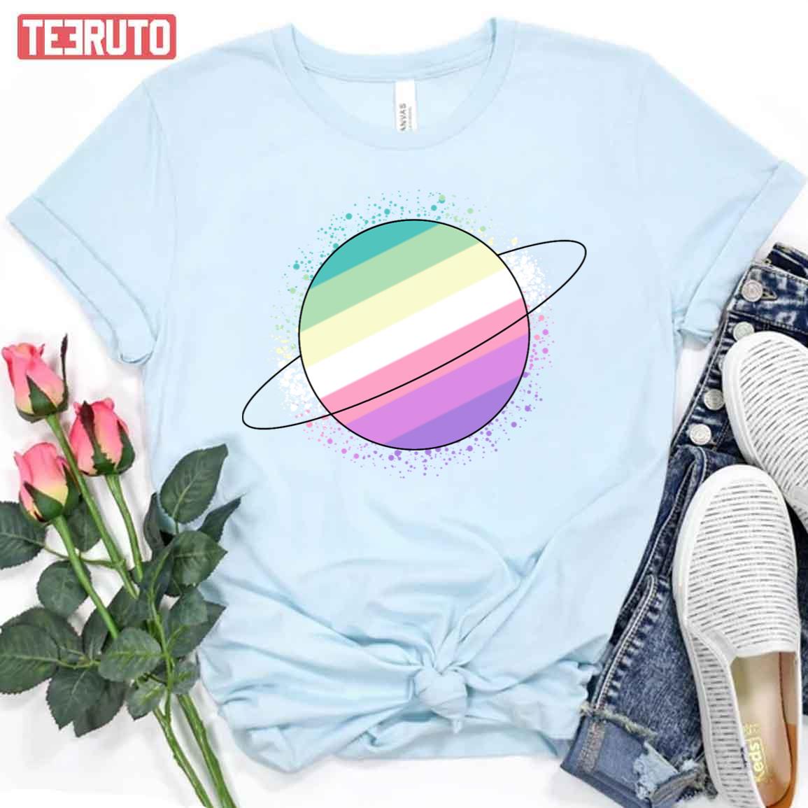 Genderfaer Design Lgbtq Pride Month Unisex T-Shirt - Teeruto