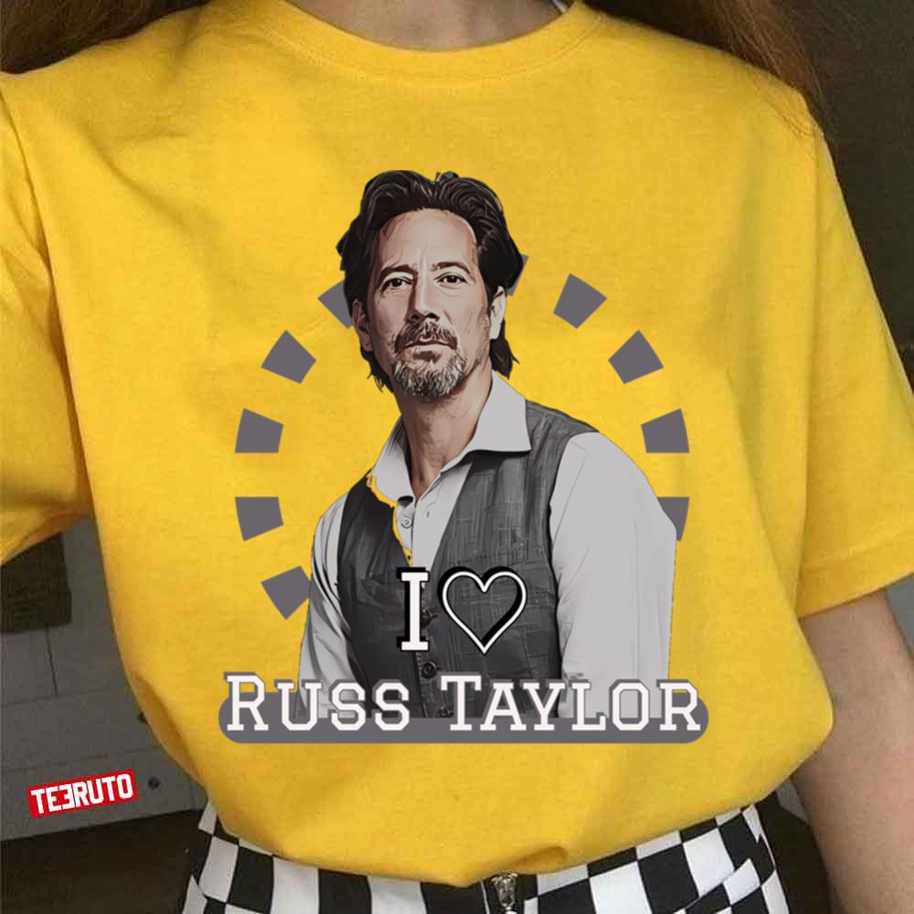 I Love Russ Taylor 90s Macgyver Unisex T-Shirt - Teeruto