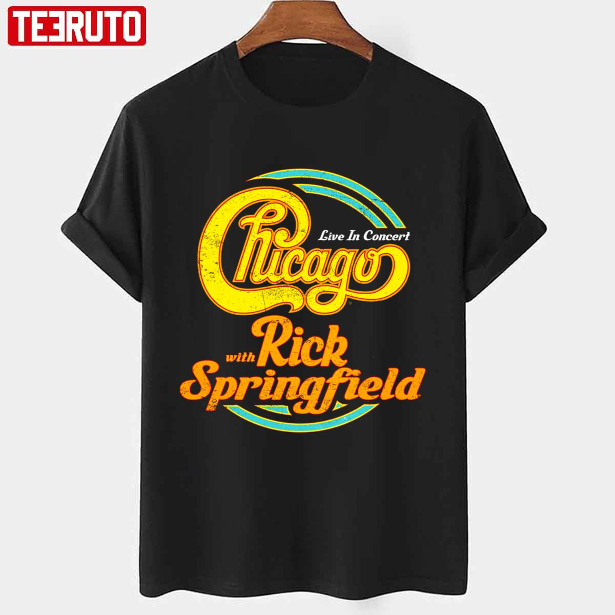 Live In Concert Chicago With Rick Springfield Unisex T-Shirt - Teeruto