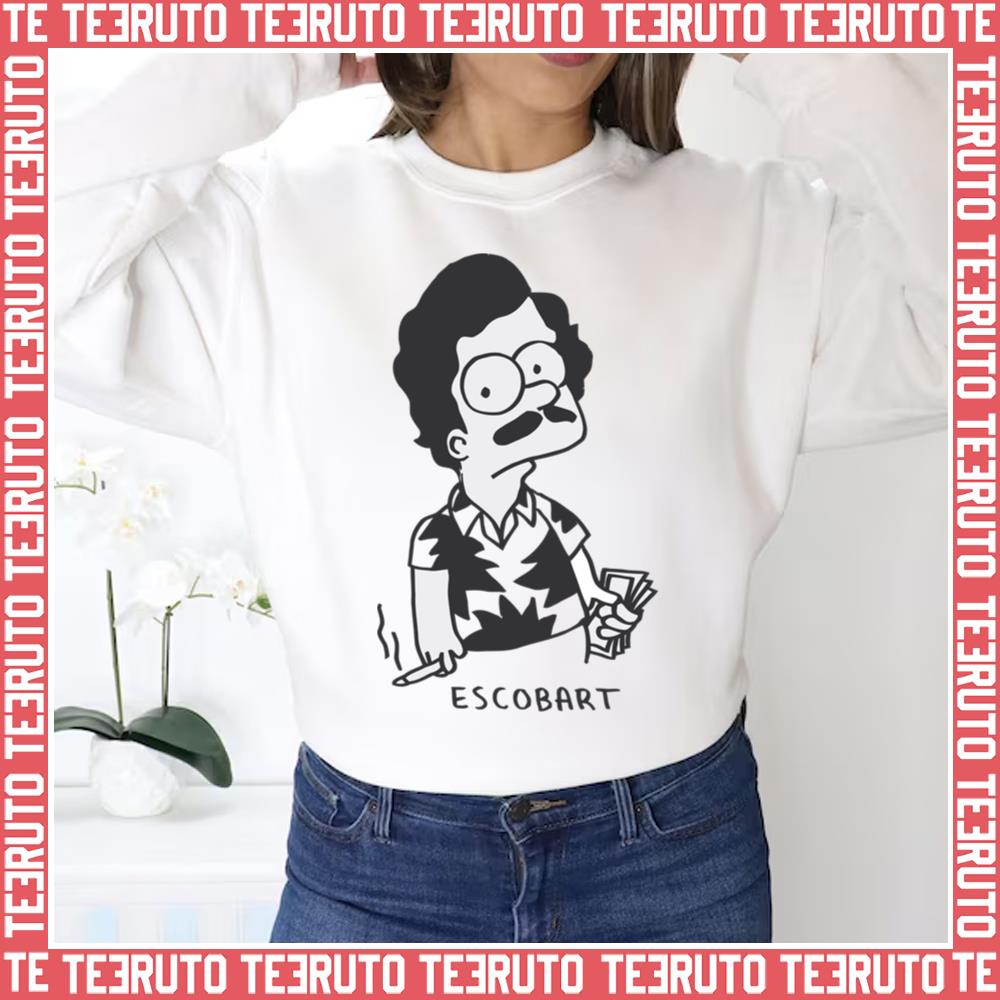Pablo Escobart Smoking Narcos Series The Simpsons Parody Unisex ...