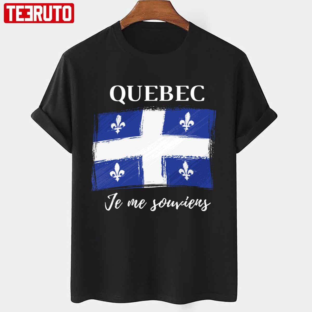 Quebec Je Me Souviens Unisex T-Shirt - Teeruto