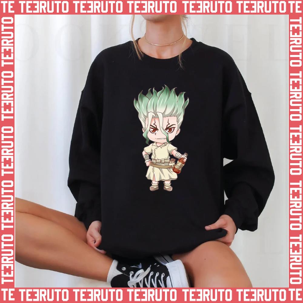 Senku Dr Stone Cute Chibi Design Unisex Sweatshirt - Teeruto