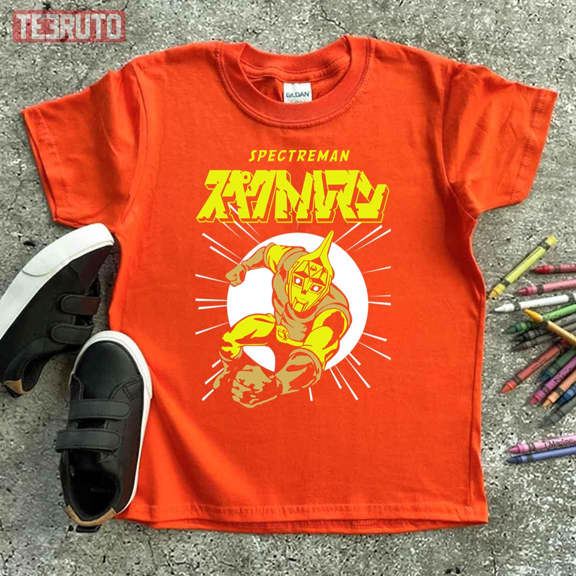 Spectreman Ultraman Kanji Text Logo Unisex T-Shirt - Teeruto