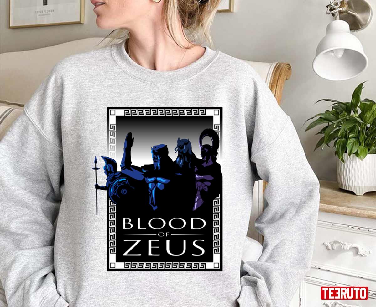 The Gods Blood Of Zeus Poster Design Unisex Sweatshirt - Teeruto