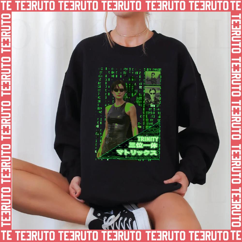 Trinity The Matrix Japanese Unisex Sweatshirt - Teeruto
