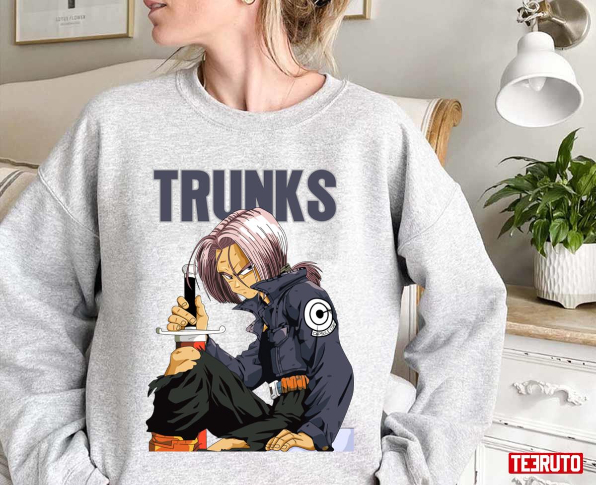Trunks Future Dragon Ball Manga Art Unisex Sweatshirt - Teeruto