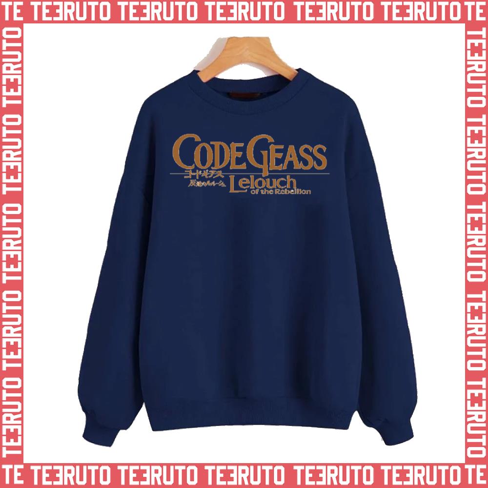 Typographic Code Geass Logo Unisex Sweatshirt - Teeruto