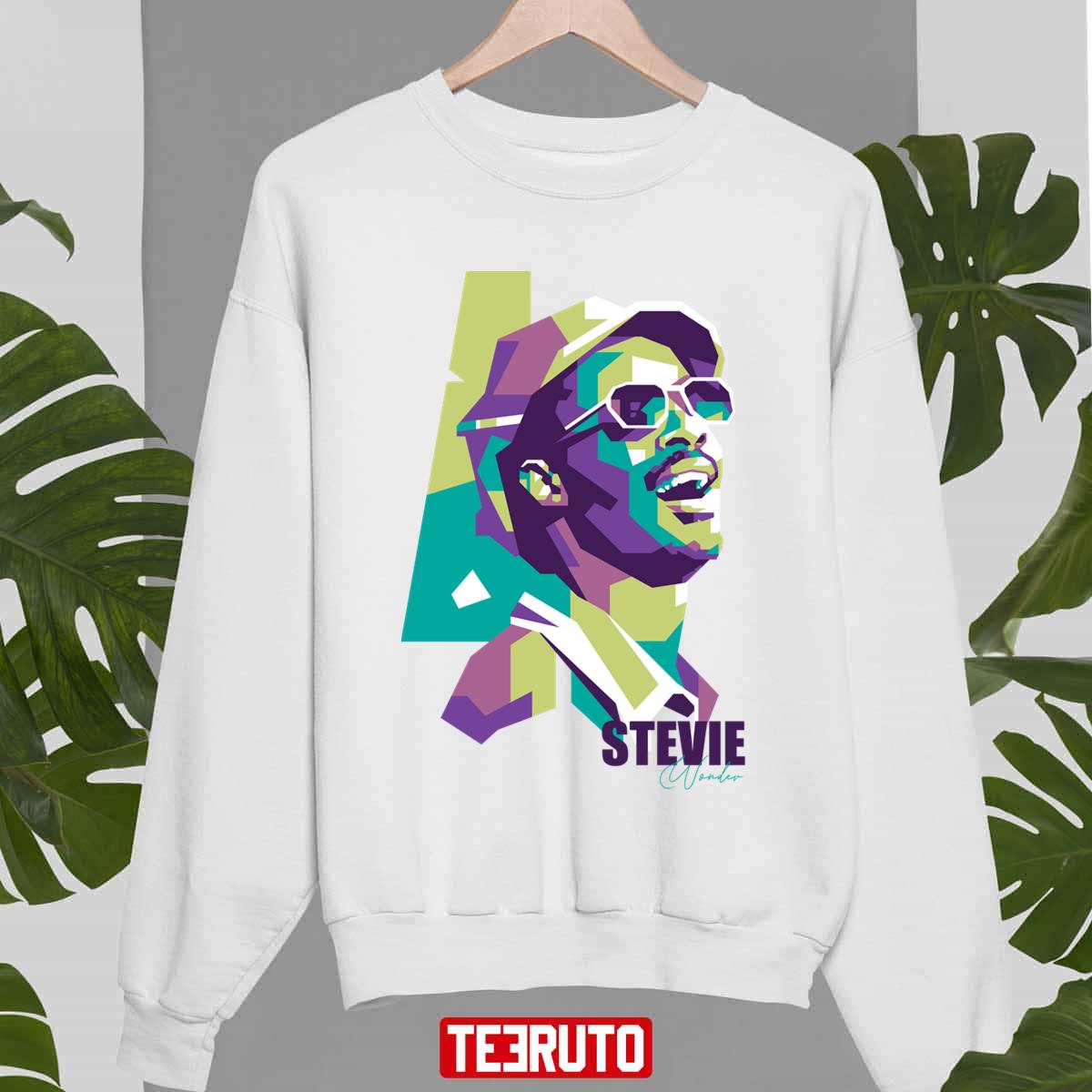 Vector Painting Stevie Wonder Unisex Sweatshirt - Teeruto