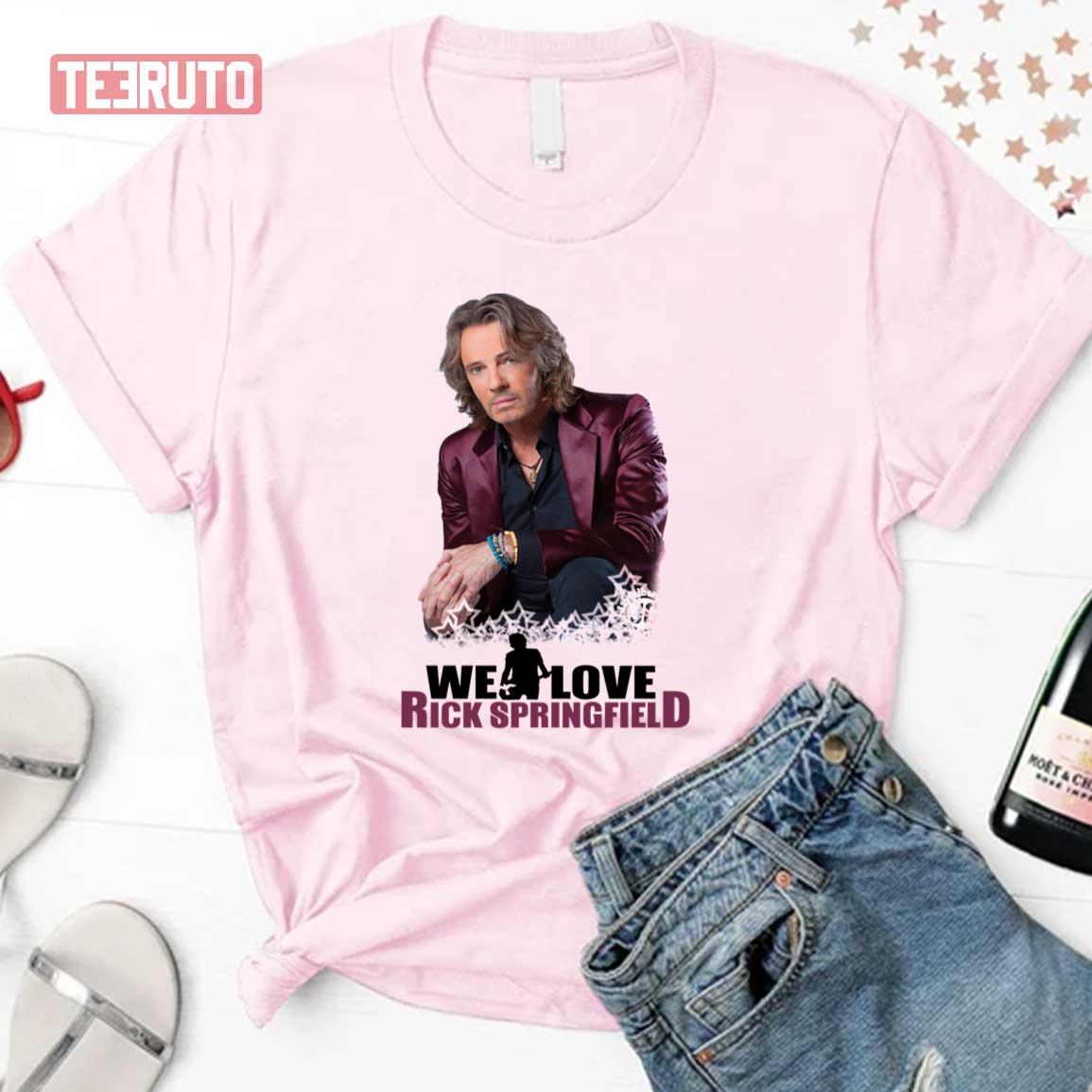 We Love Rick Springfield Music Fans Unisex Sweatshirt - Teeruto