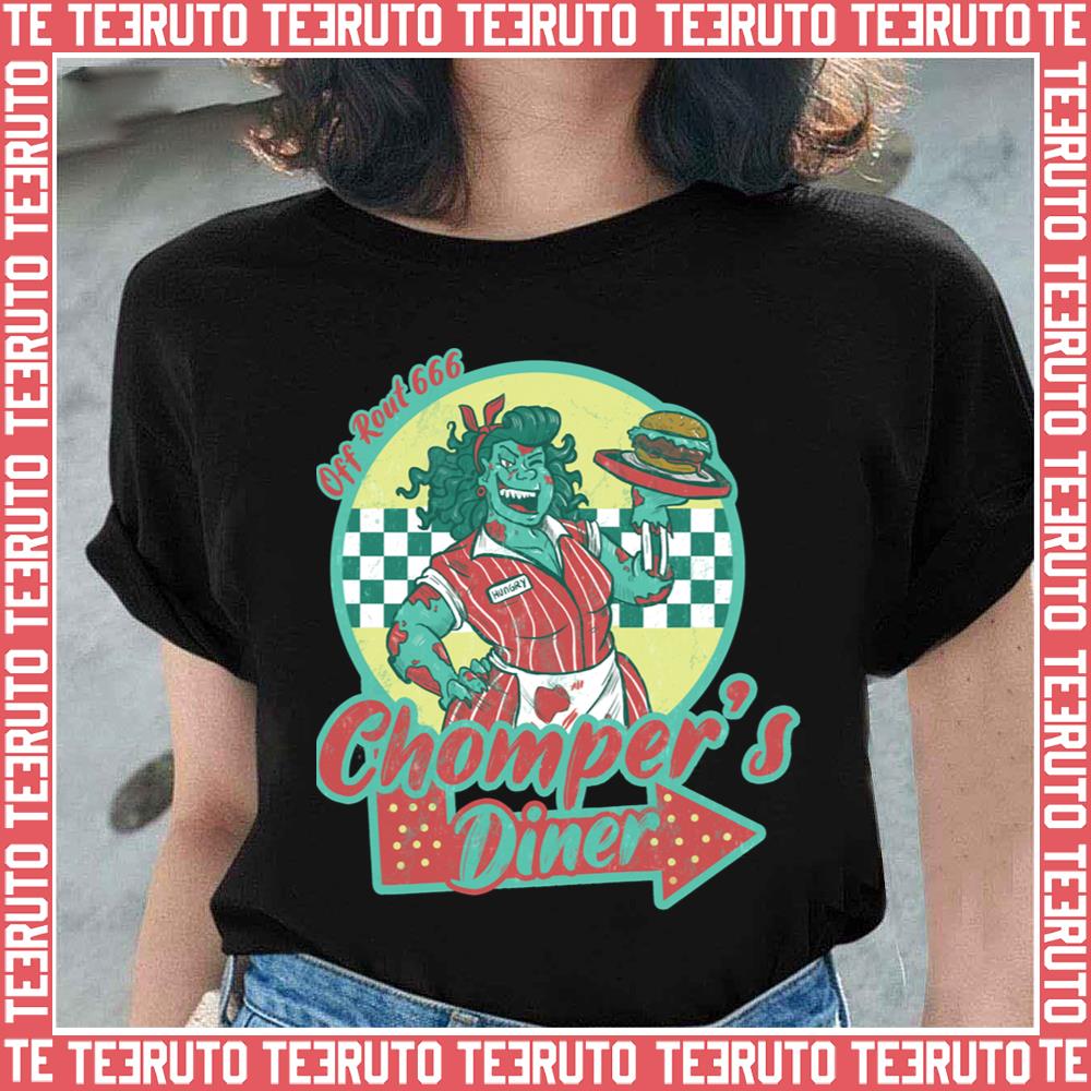 Chomper's Diner Night Of The Living Dead Unisex Sweatshirt - Teeruto