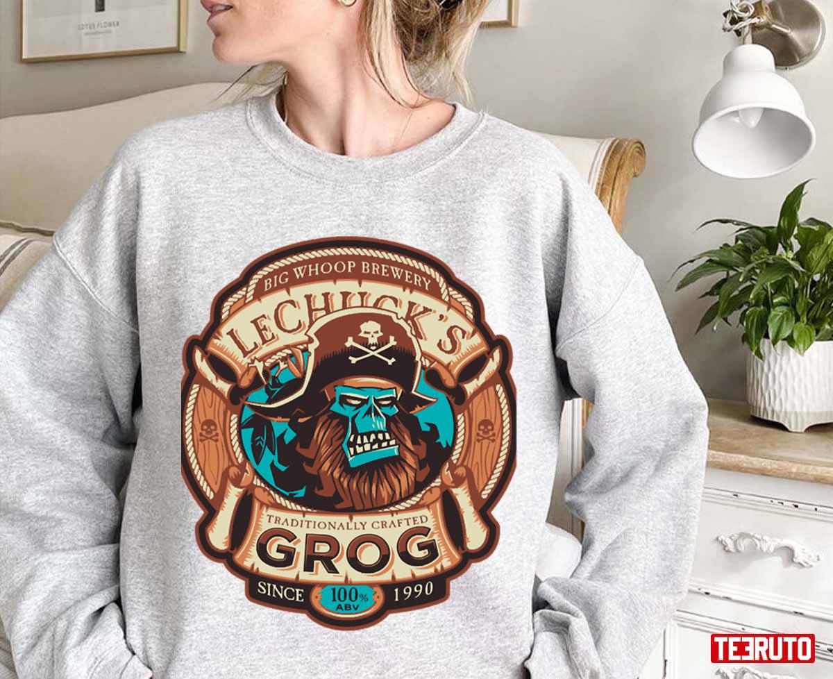 Ghost Pirate Grog Monkey Island Unisex Sweatshirt - Teeruto